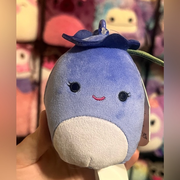 Squishmallows | Toys | Bluby The Blueberry Clip Squishmallow | Poshmark